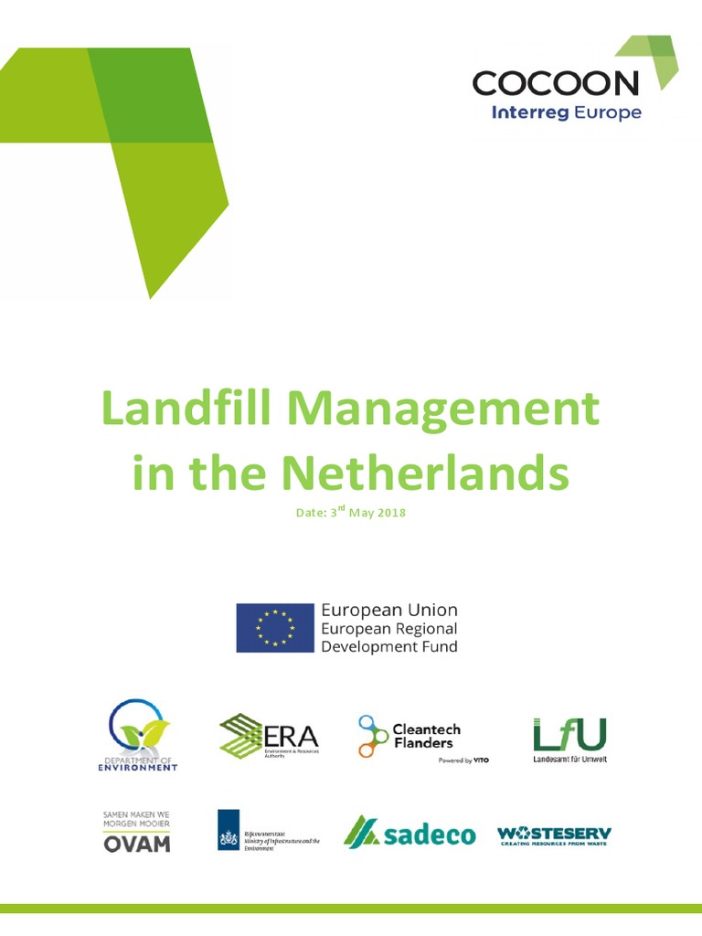 Landfill Management in The Netherlands Cocoon 20180503 | PDF | Waste ...