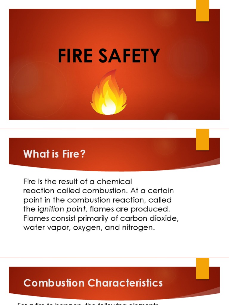 Presentation 5 | PDF | Combustion | Fires