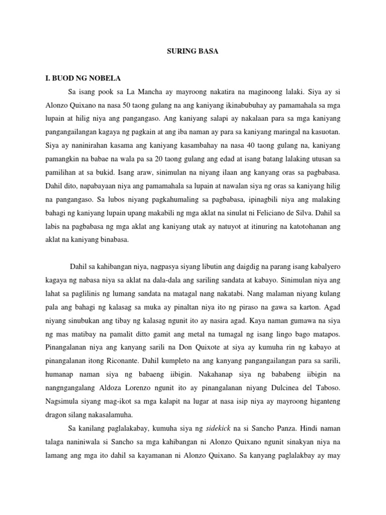 Suring Basa (Brendan) | PDF