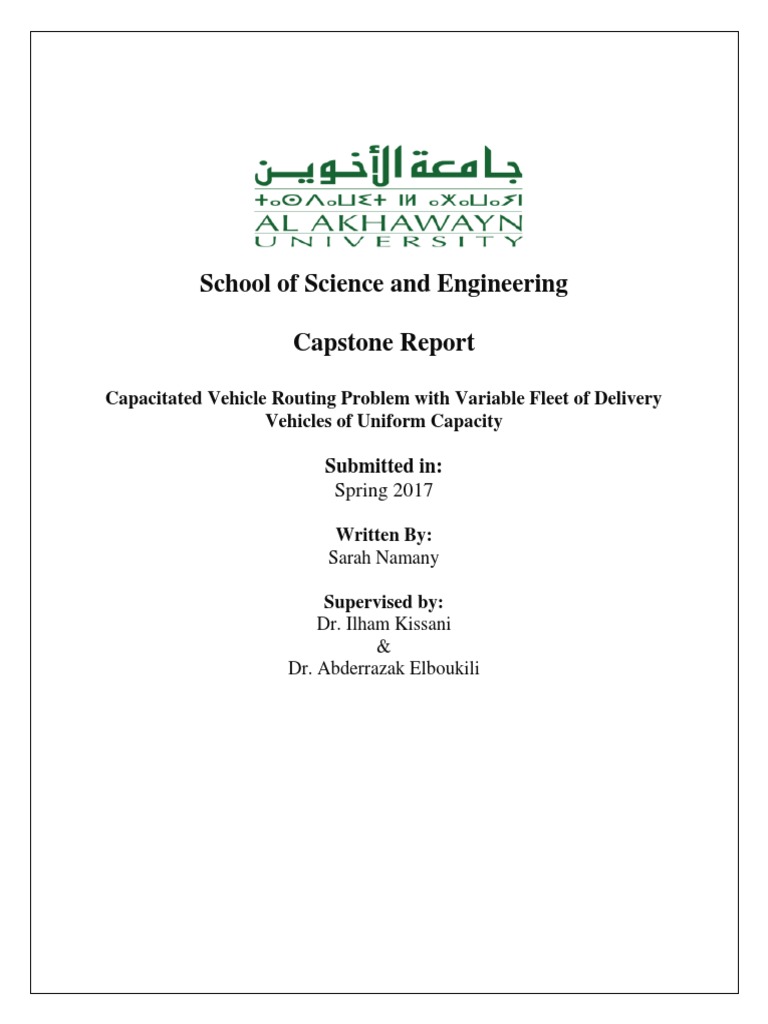 Capacitated Vehicle Routing Problem Analysis | PDF | Mathematical ...