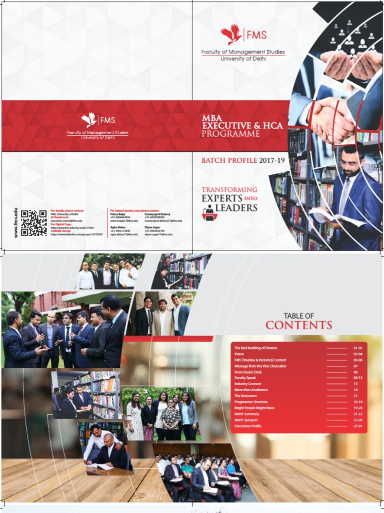 Batch Profile Exec. & HCA - 2019 | PDF | Master Of Business Administration | Leadership