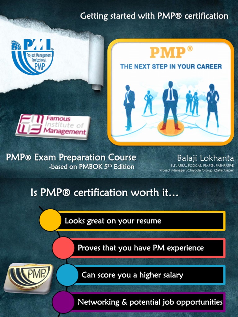 Getting Started With PMP® Certification: PMP Exam Preparation Course ...