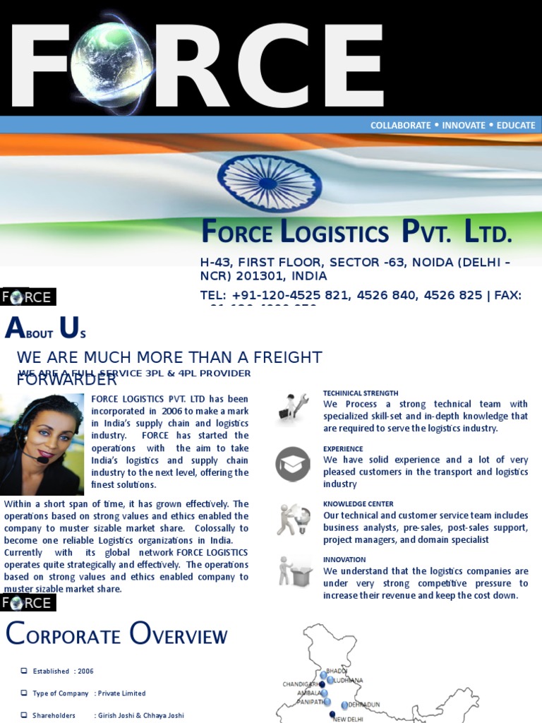 Company Profile Sample | PDF | Cargo | Logistics