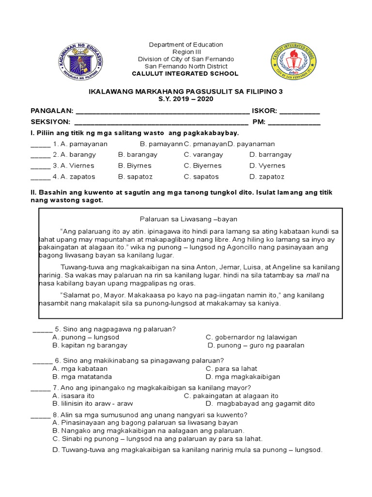 Filipino 3 - Final | PDF