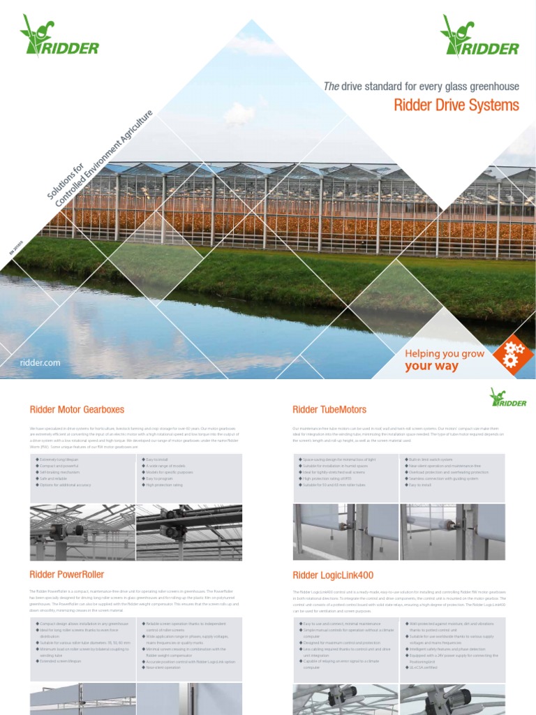 En Folder Ridder Drive Systems | PDF | Electric Motor | Transmission ...
