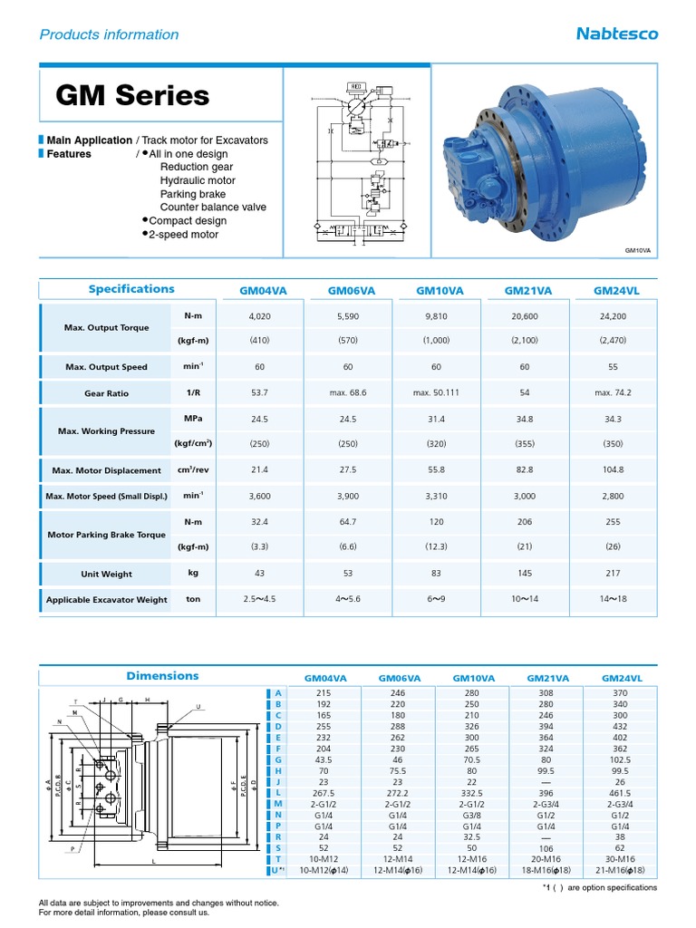 GM Series: Products Information | PDF | Motor Vehicle | Machines