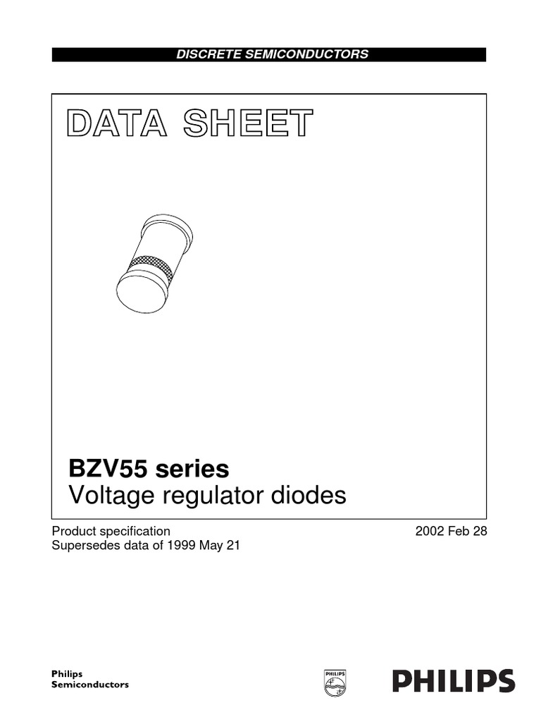 bzv55 Series | PDF | Diode | Data