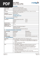LPG Safety Data Sheet Overview | PDF | Liquefied Petroleum Gas | Propane