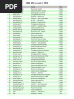 2026 AFL Fixture Timetable PDF | PDF