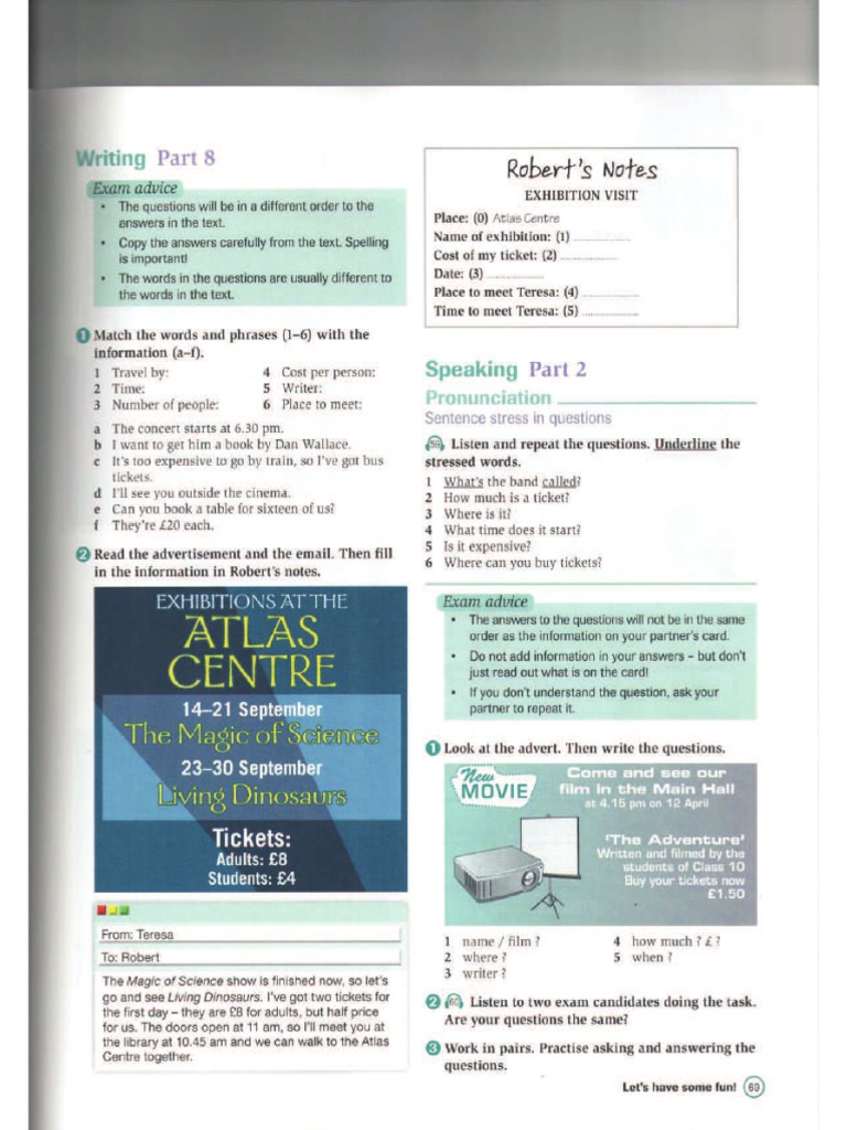 Complete KET SB Part 1 | PDF
