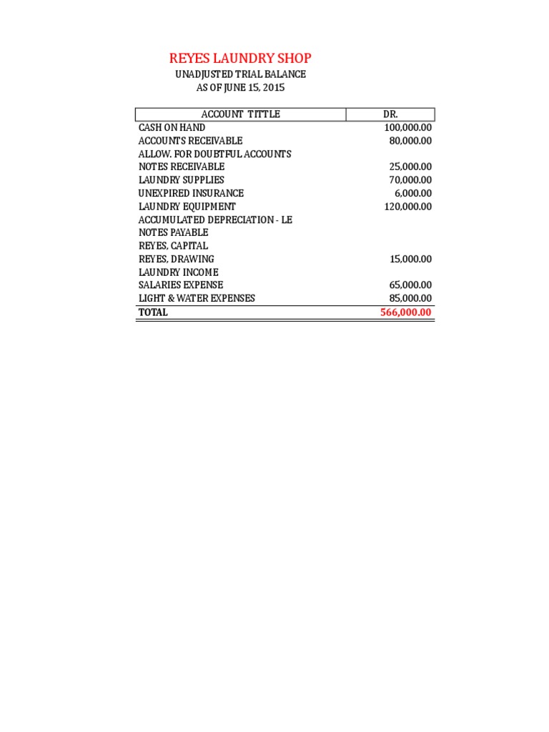 Reyes Laundry Shop Financial Overview | PDF | Expense | Depreciation