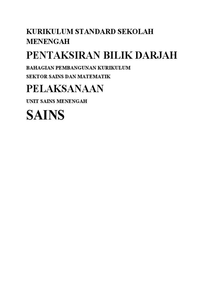 Manual Pbd Sains Tingkatan 3 Pdf Pdf