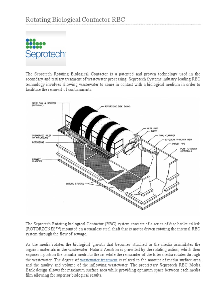 Rotating Biological Contactor | PDF