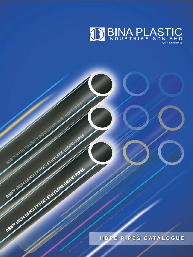 HDPE Pipe Catalog PDF | PDF