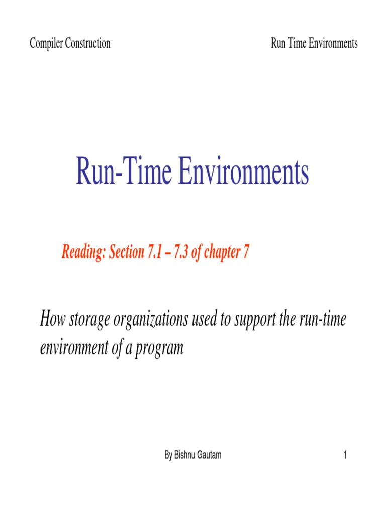 Compiler Design and Construction | PDF | Subroutine | Parameter (Computer Programming)