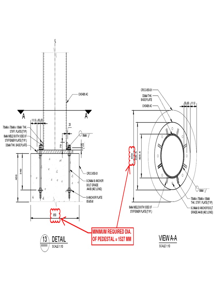 Base Plate DWG | PDF | Nature
