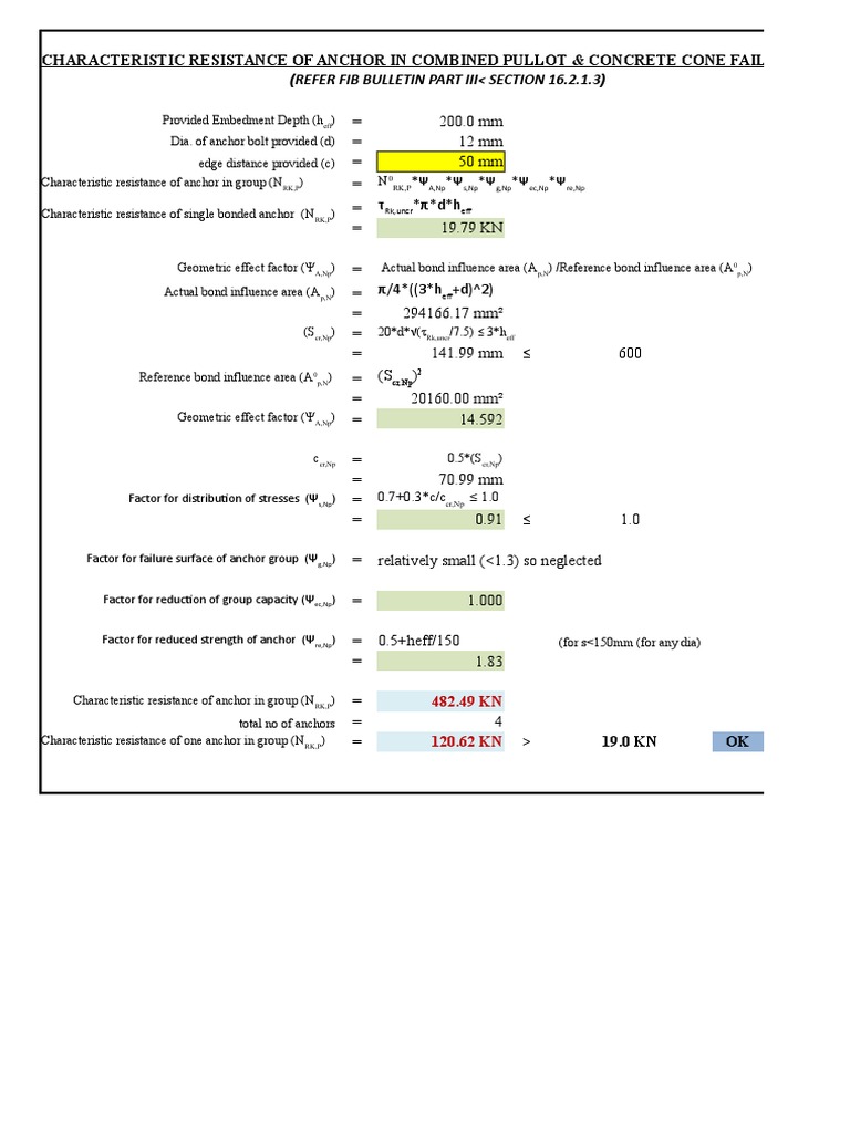 Base Plate - Connection Plate Design-B401 - 12.08.2019 | PDF | Strength ...