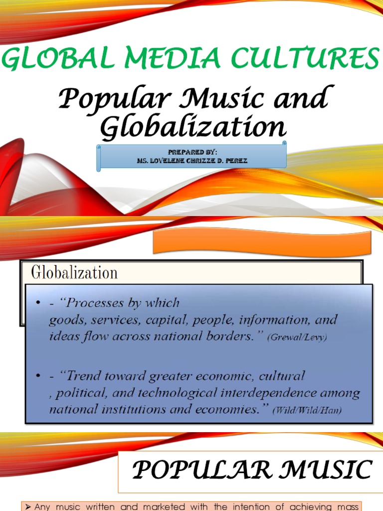 7b GeD 104 Popular Music and Globalization | PDF | Popular Music | Pop ...