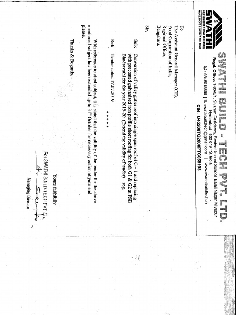 Swathi Build Tech | PDF