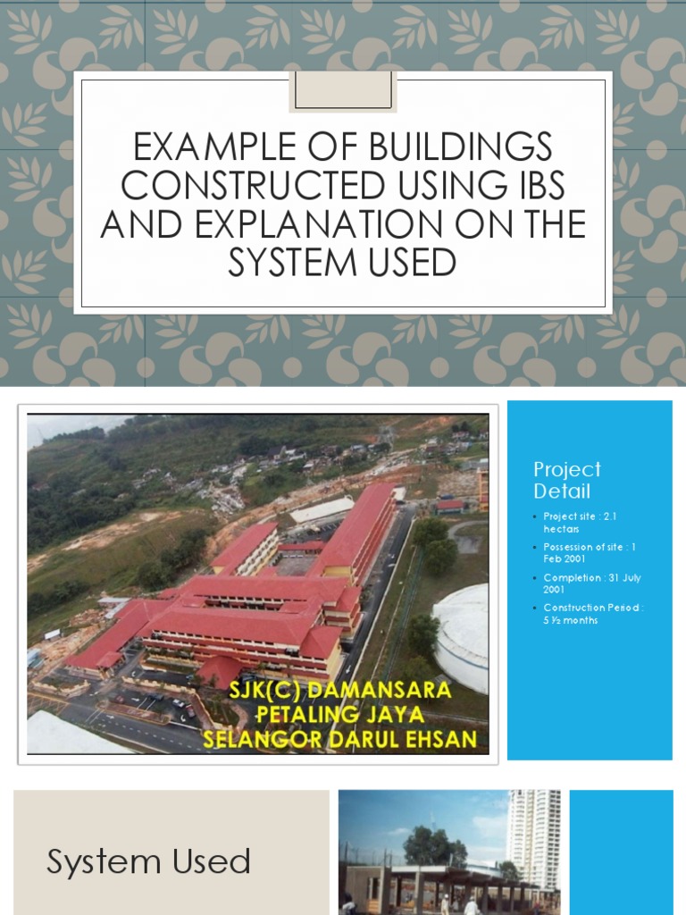 Example of Buildings Constructed Using Ibs and Explanation | PDF