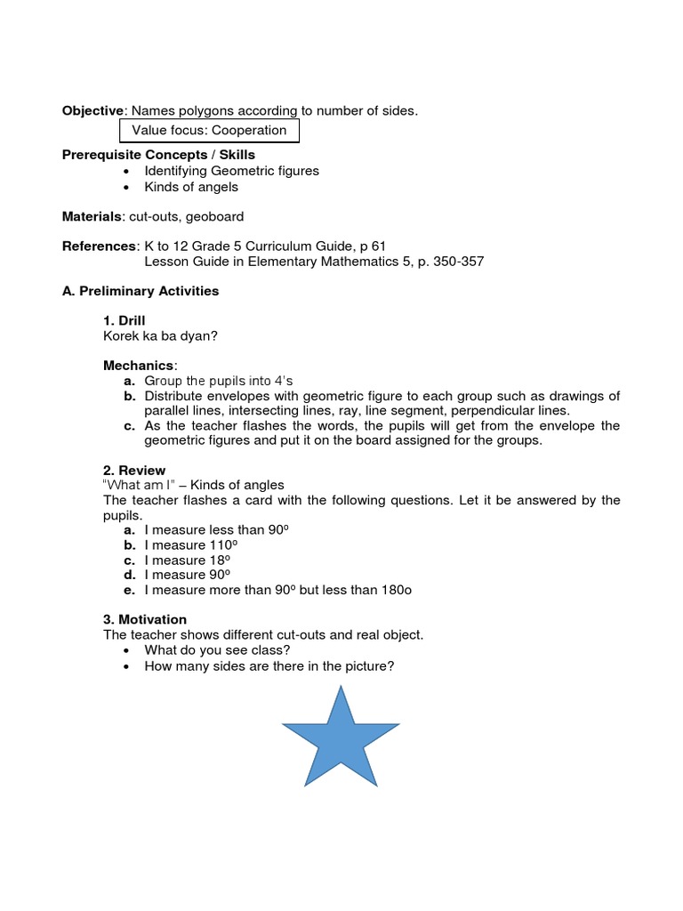 Polygons DLP | PDF | Polygon | Teachers