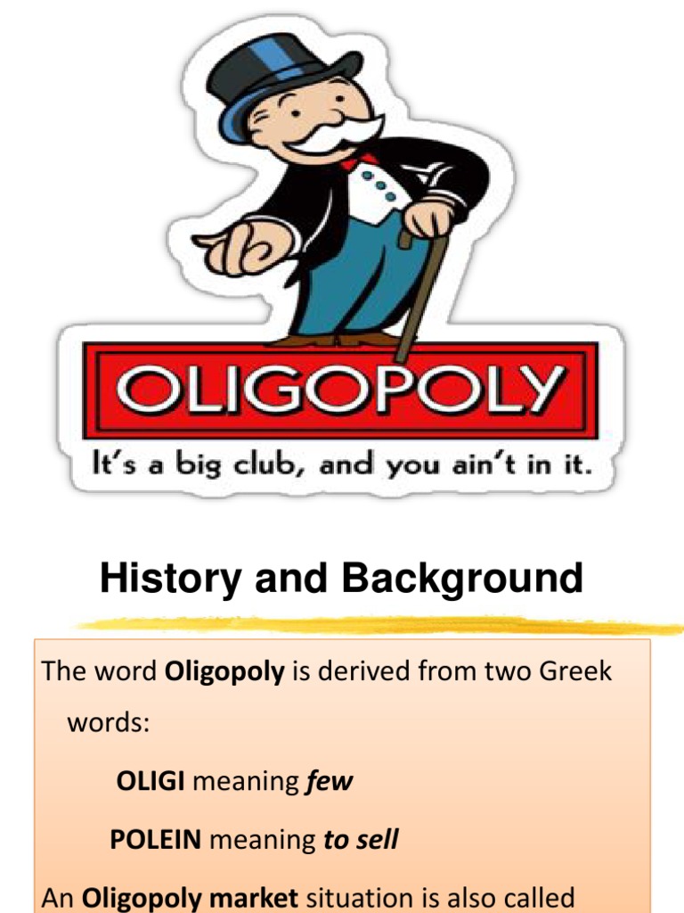 Oligopoly Political Cartoon