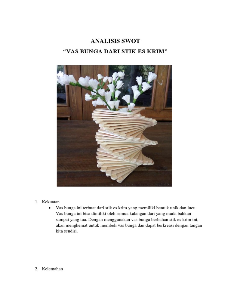 Tugas Pkwu Analisis Swot | PDF