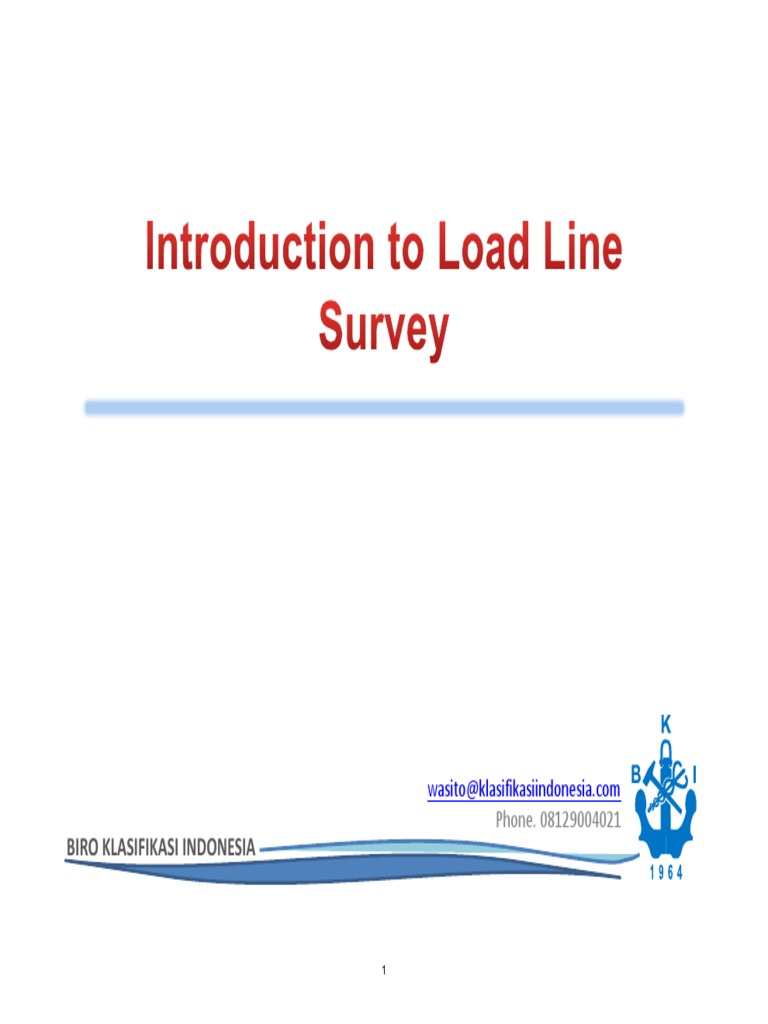 Load Line Survey Guidelines | PDF | Hull (Watercraft) | Shipbuilding