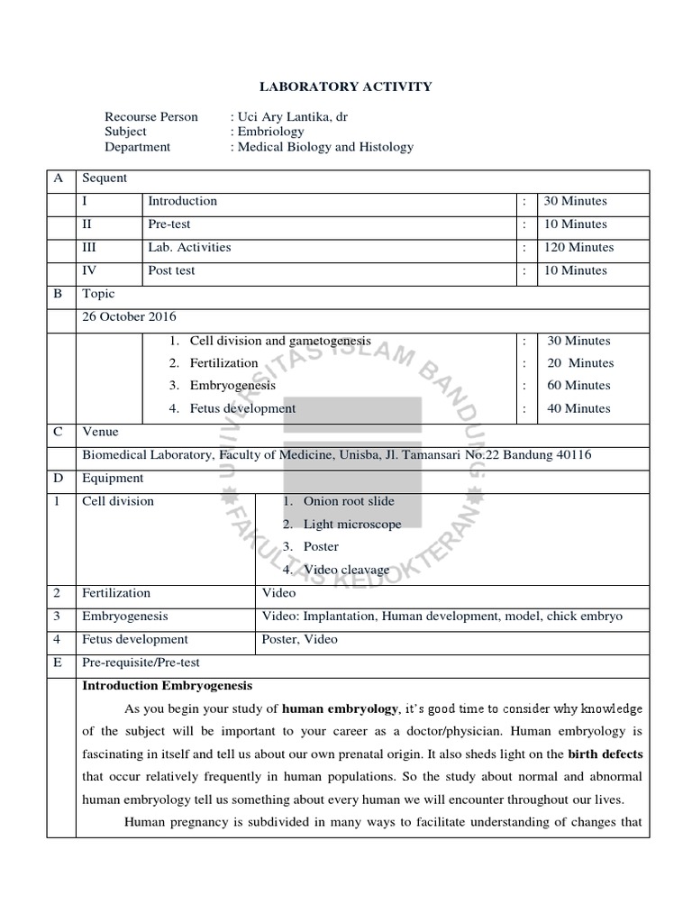 Laboratory Activity For Student Biomed 1 Rev 2019 Week 2 | PDF | Ploidy ...