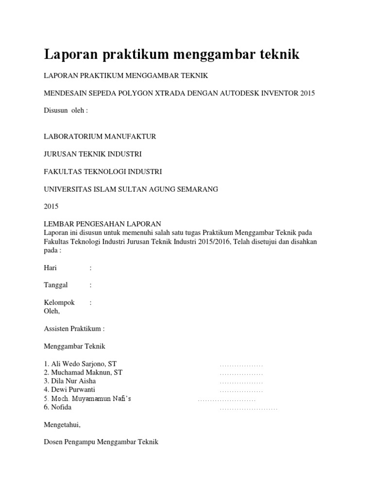 Desain Sepeda dengan Autodesk Inventor | PDF