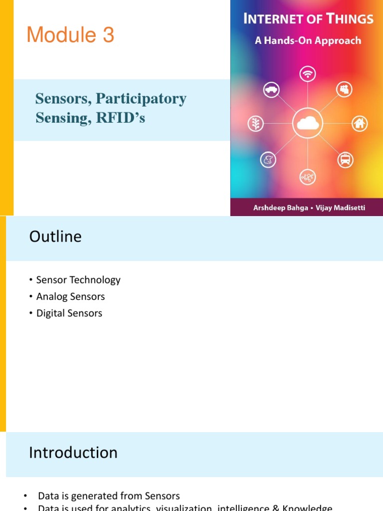Sensors, Participatory Sensing, RFID's | PDF | Internet Of Things | Sensor