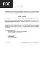 Nota de Comanda - Model | PDF