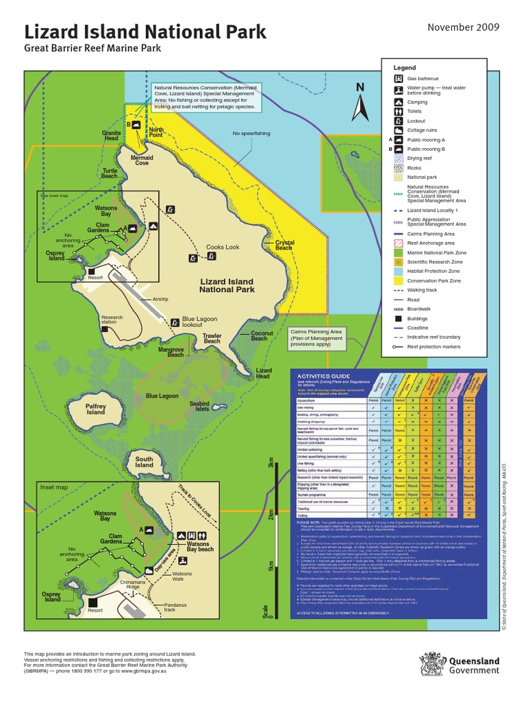 Lizard Island Map | PDF | Coral Reef | Oceanography