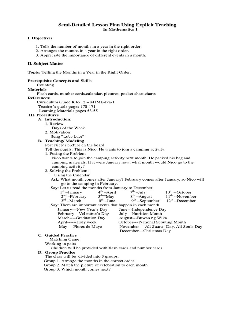 Cot Math 4 Q | PDF | Lesson Plan | Education Theory