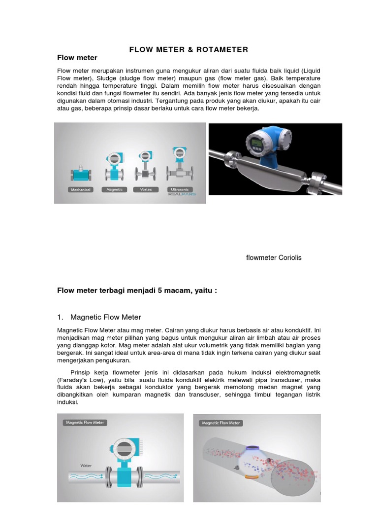 Flow Meter | PDF