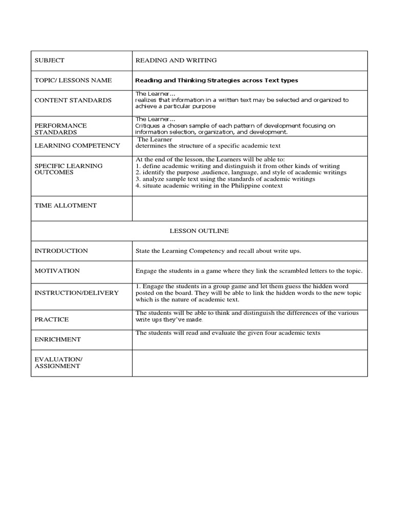 Sample Teachers Guide | PDF