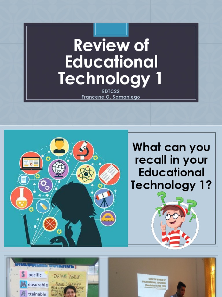 Lesson 01 - Review of Educational Technology 1 | PDF