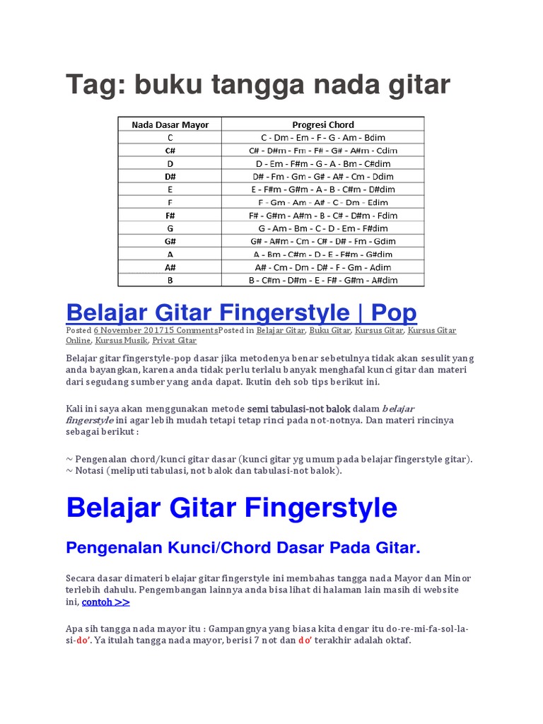 BElajar Gitar | PDF