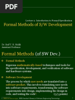 Formal Methods - Wikipedia | PDF | Formal Methods | Formal Verification