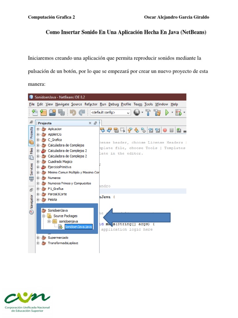 Como Insertar Sonido en Una Aplicación Hecha en Java | PDF | Java ...