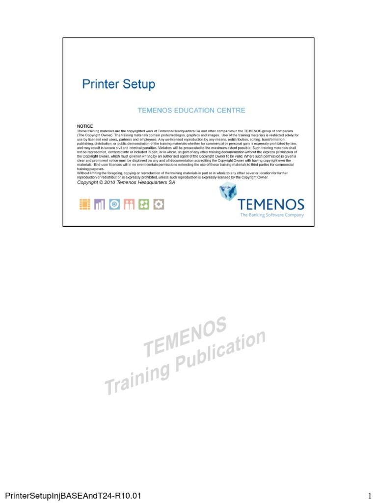 jBASE and T24 Printer Setup Guide | PDF | Operating System | Command Line Interface