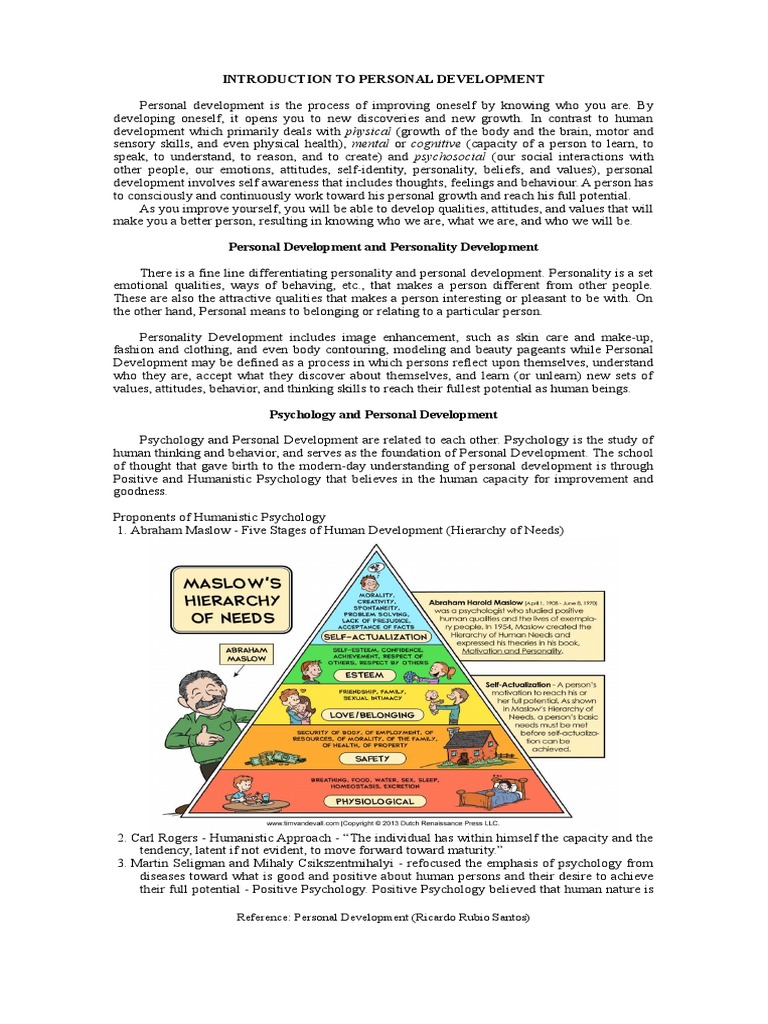 Introduction To Personal Development | Download Free PDF | Extraversion ...
