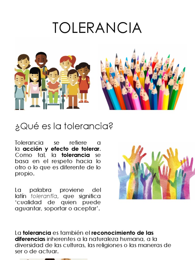 Tolerancia | PDF | Ciencias sociales