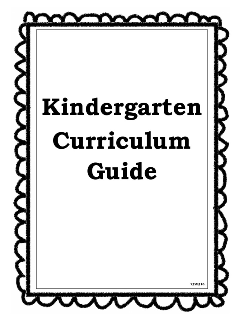KDG Standards Booklet PDF | PDF | Syllable | Narrative