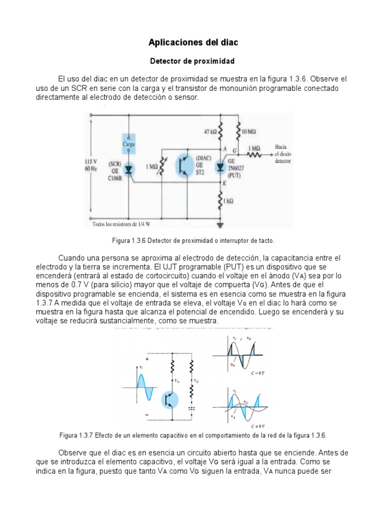 Diac, Triac, IGBT Aplicaciones | PDF | Energia electrica | Corriente ...