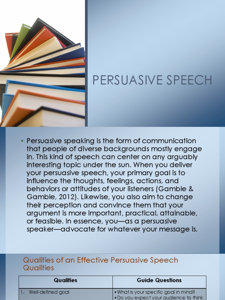 Persuasive Speech | PDF | Persuasion | Alcoholism