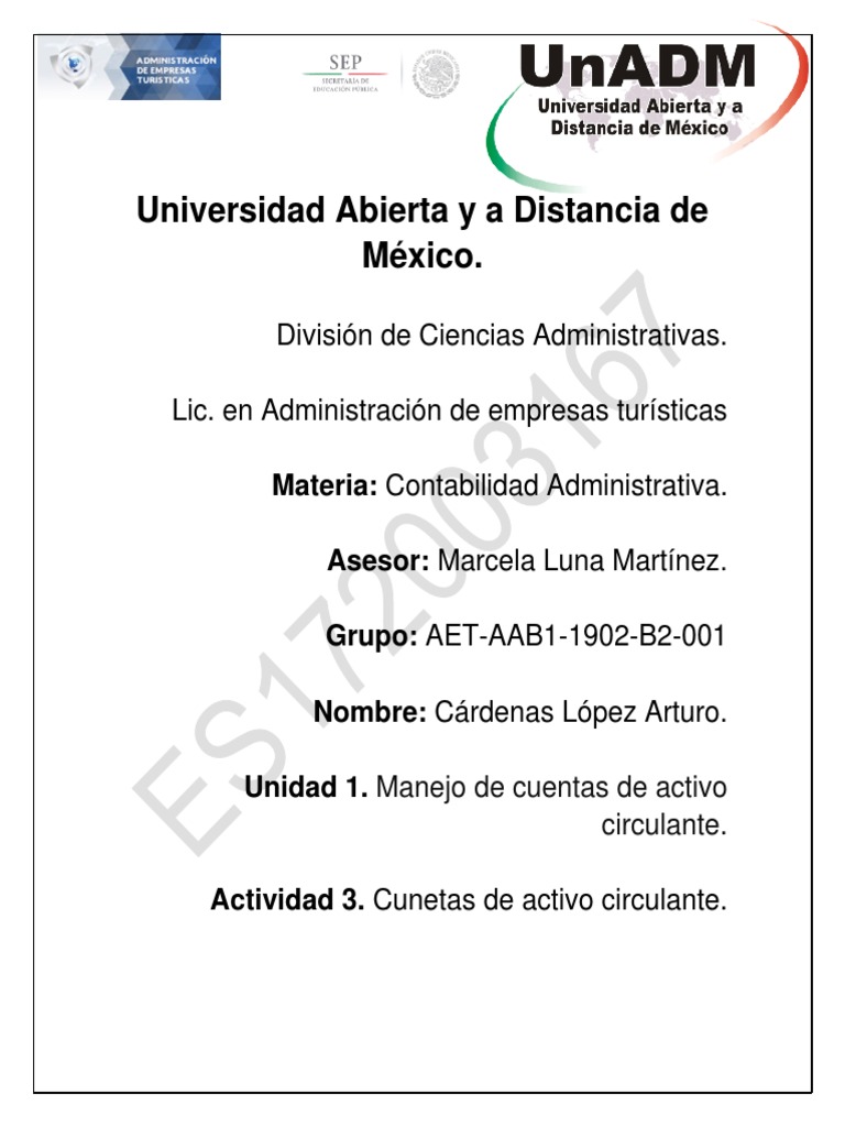 Acad U1 A3 Arcl | PDF | Bancos | Cheque