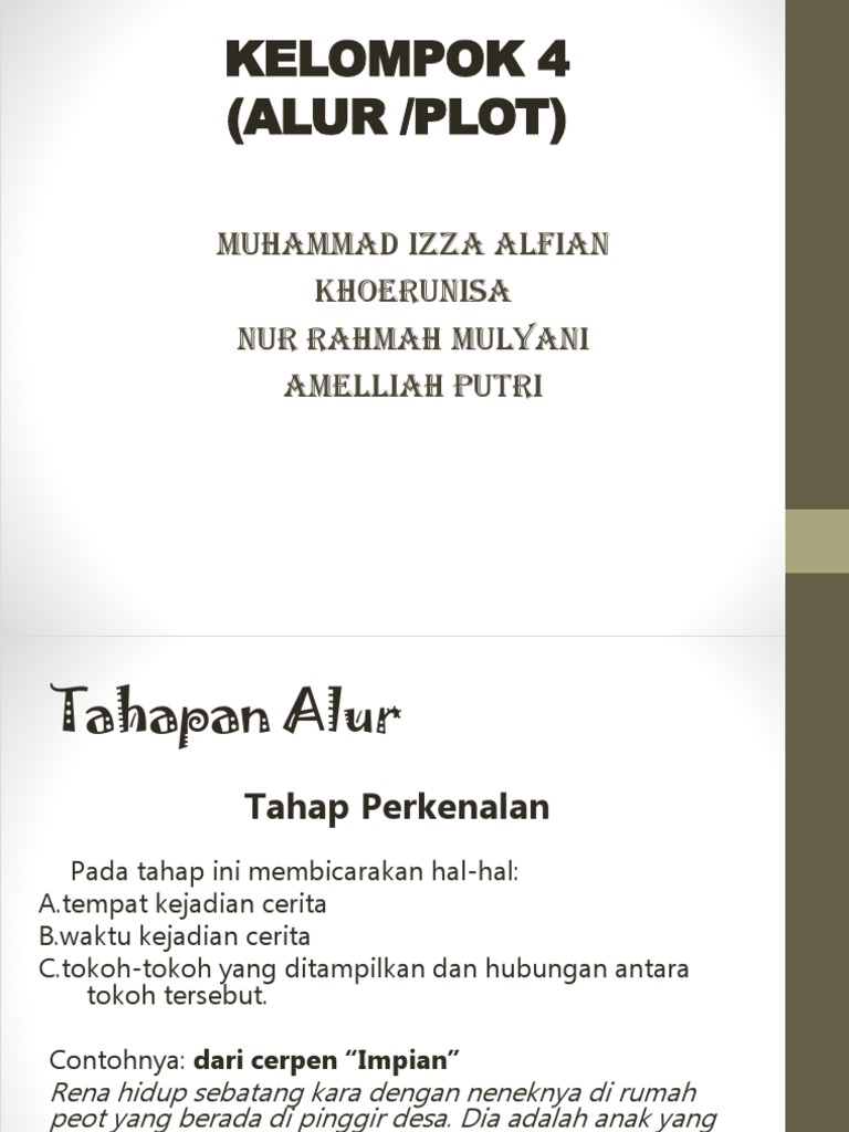 Analisis Alur Cerita dalam Sastra | PDF