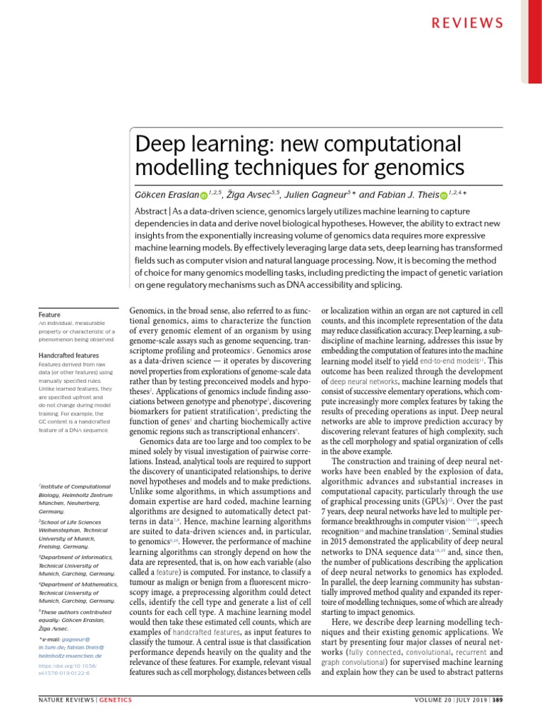Deep Dive: An In-Depth Review of the Applications of Deep Learning ...