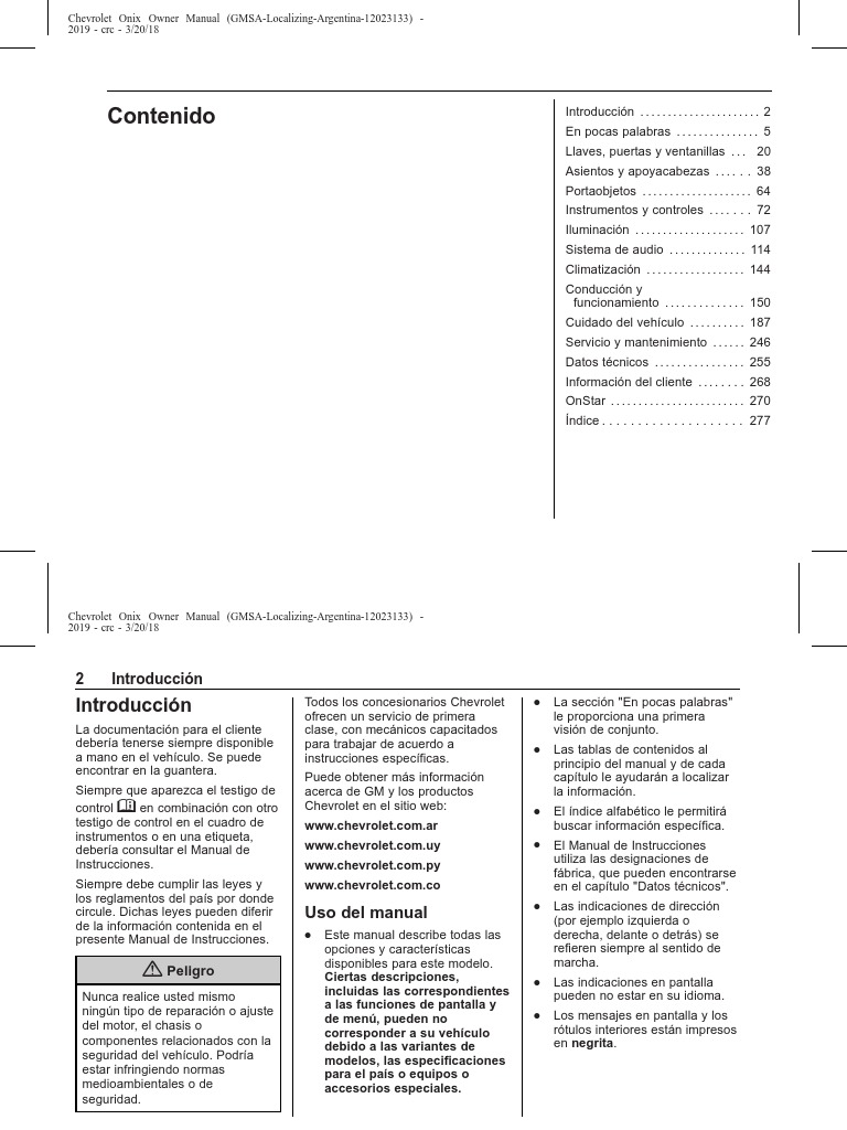 Onix 2019 v1 PDF | PDF | Transmisión automática | Transmisión (Mecánica)